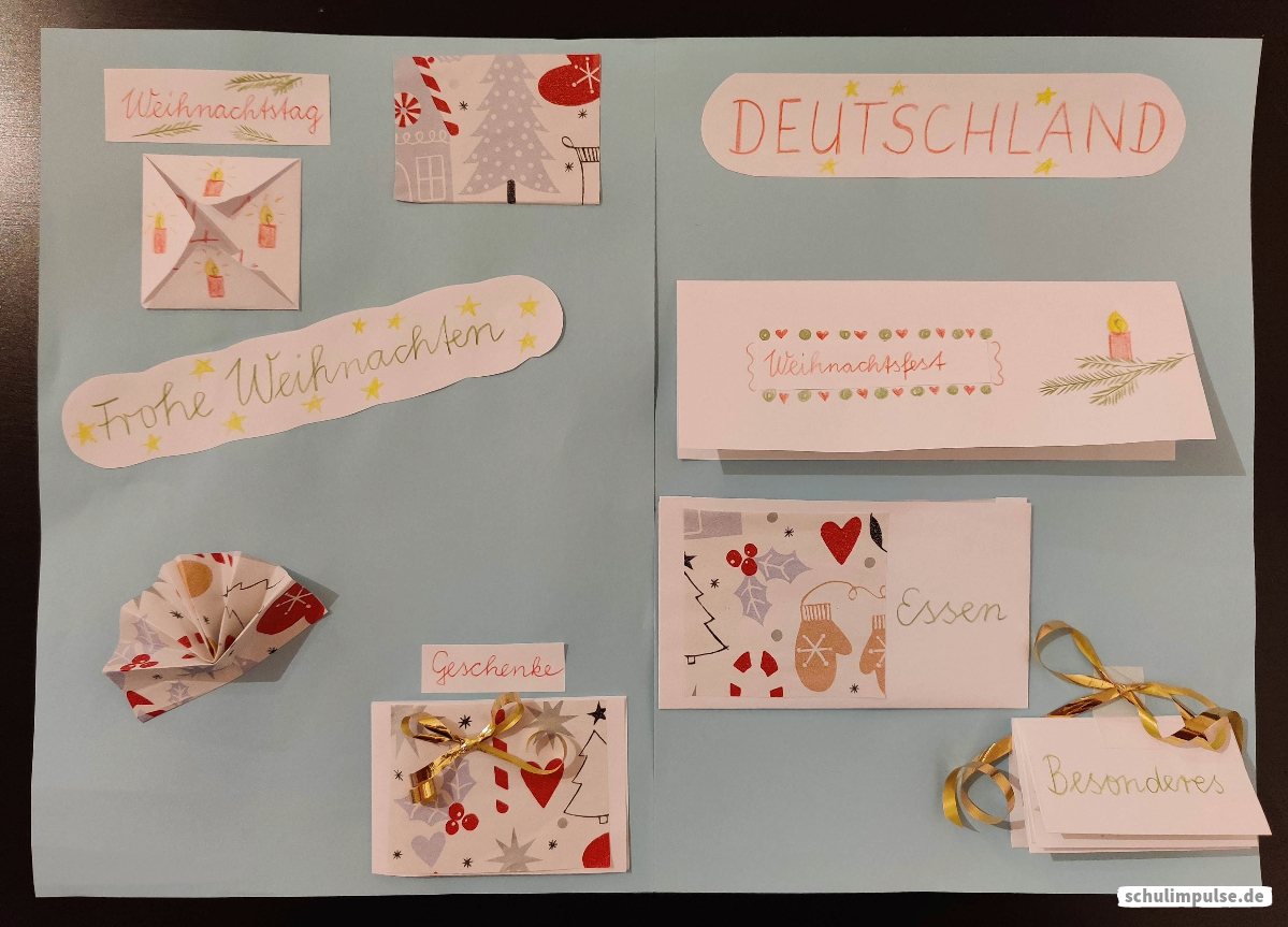 Weihnachten hier und anderswo: Weihnachtspost und Länderplakate ...